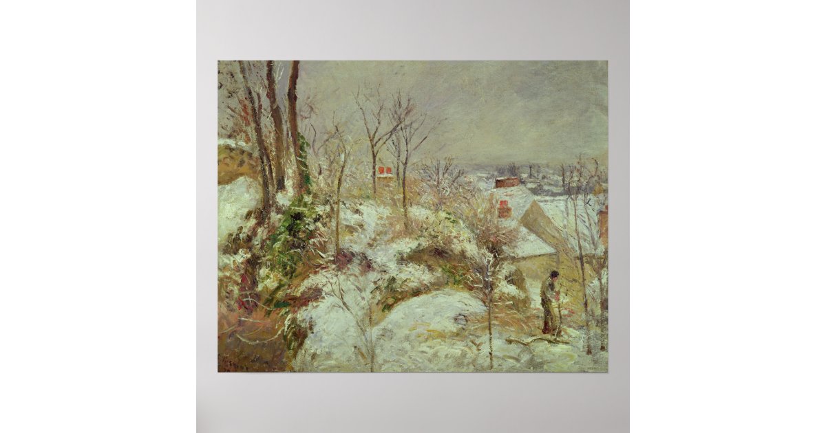 Snow Scene Poster | Zazzle
