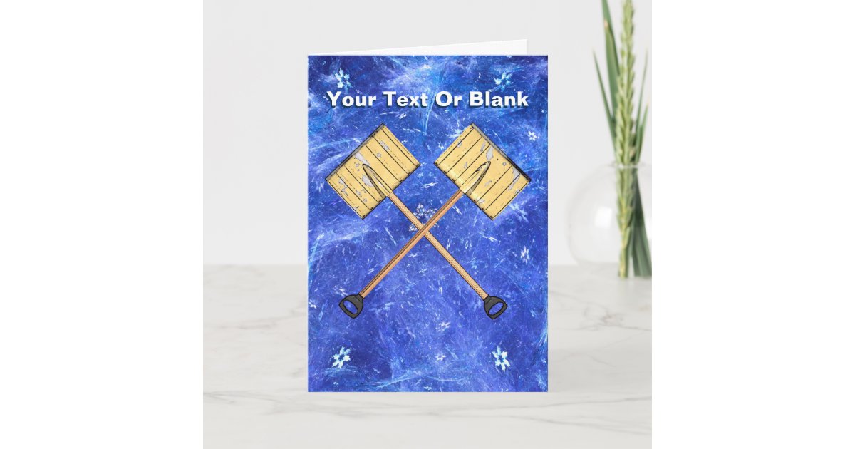 Snow Shoveling Business Holiday Card | Zazzle