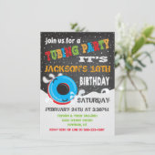 Snow Tubing Birthday Party Invitation | Zazzle