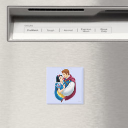 Snow White and Prince Charming Hugging Magnet | Zazzle