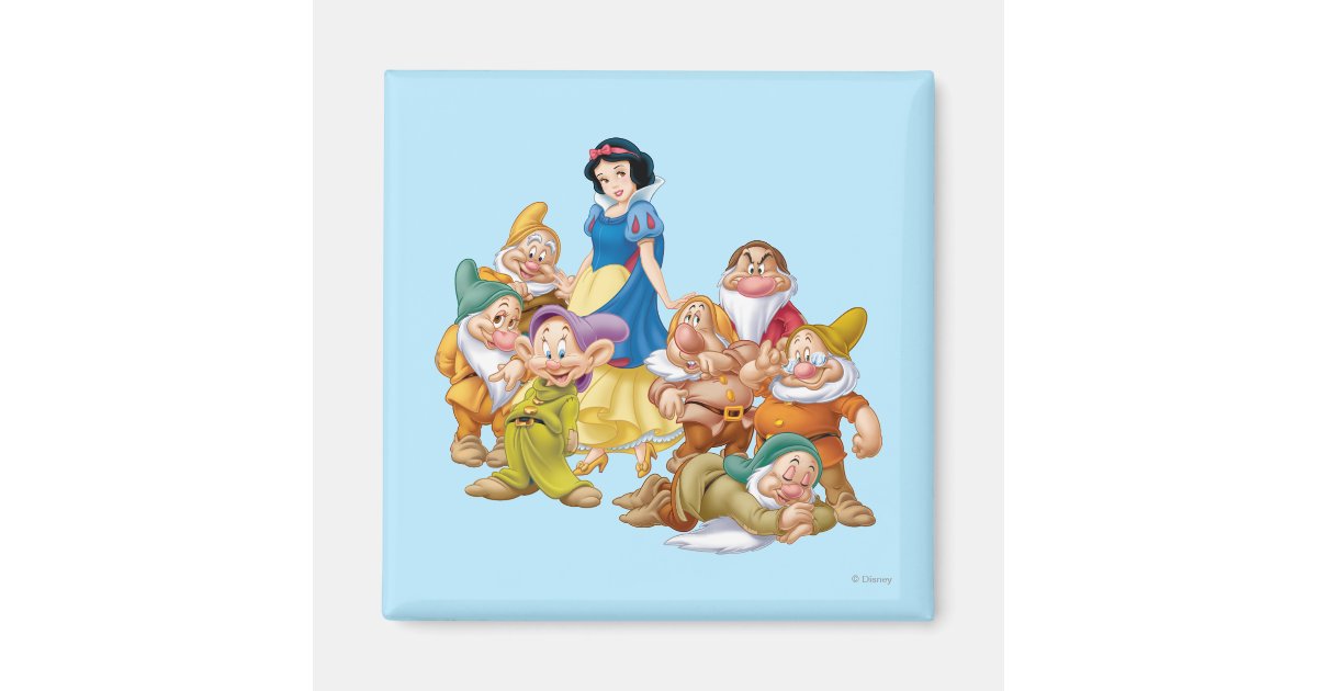 Snow White and the Seven Dwarfs 2 Magnet | Zazzle