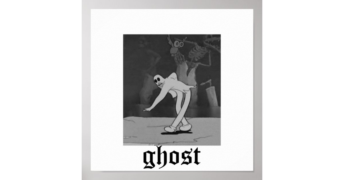 Snow white betty boop ghost poster | Zazzle