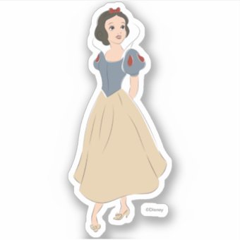 Snow White Captured Moment Sticker | Zazzle