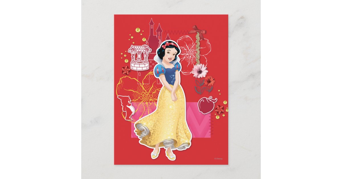 Snow White - Cheerful and Caring Postcard | Zazzle