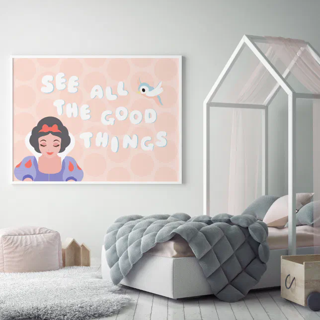 Snow White Inspirational Nursery Poster | Zazzle