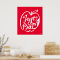 Snow White | Just One Bite - White Poster | Zazzle
