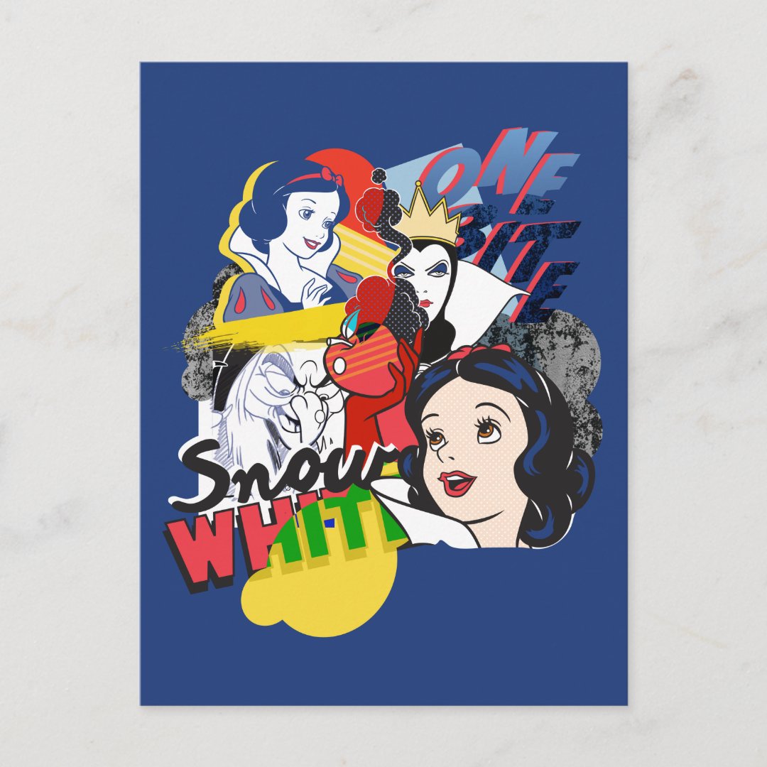 Snow White | One Bite Postcard | Zazzle