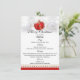 Snow White Red Christmas Dinner Menu Template Card | Zazzle