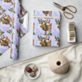 Snowball Moose Gift Wrap | Zazzle