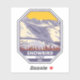 Snowbird Ski Area Winter Utah Sticker | Zazzle
