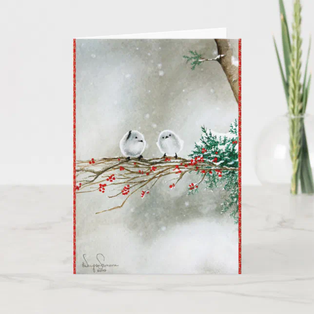 Snowbirds by Devyn Samara Holiday Card | Zazzle