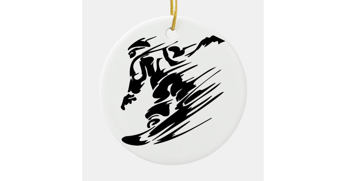 Snowboarding Extreme Sport Ornament | Zazzle