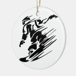Snowboarding Extreme Sport Ornament | Zazzle