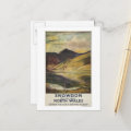 Snowdon Mountain View Railway Poster Postcard | Zazzle