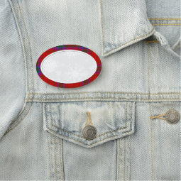 Snowflake Plaid Name Tag | Zazzle