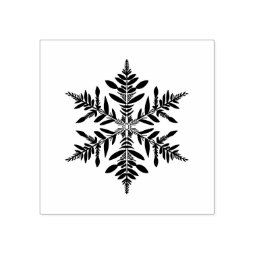 Snowflake Rubber Stamp | Zazzle