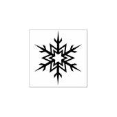Snowflake Rubber Stamp | Zazzle