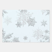 Snowflake Winter Wonderland Wrapping Paper Sheets | Zazzle