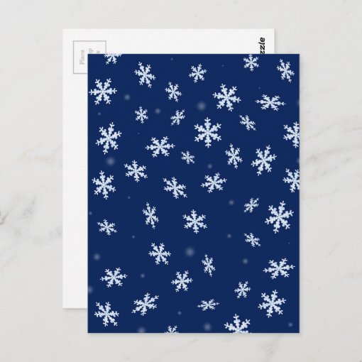 Snowflakes Postcard | Zazzle