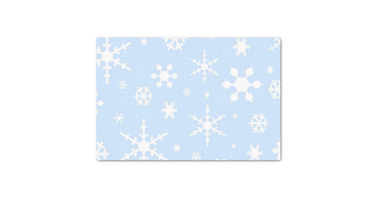 Snowflakes Tissue Paper | Zazzle.com