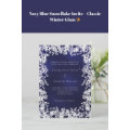 Snowflakes winter clear wedding acrylic invitations | Zazzle