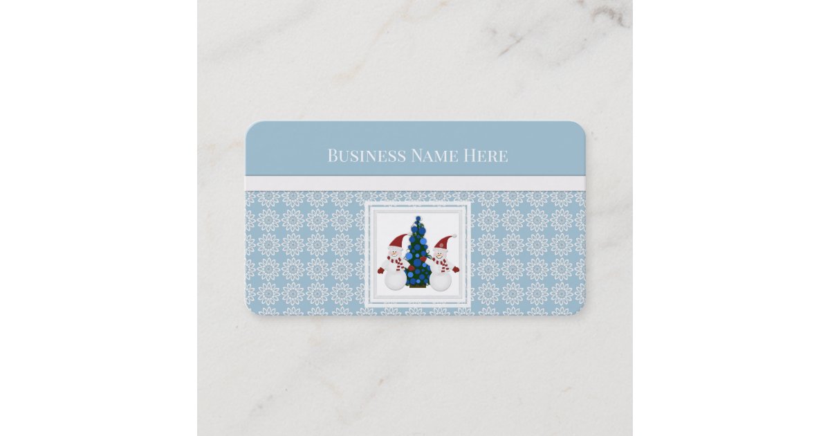 Snowman Christmas: Business Card | Zazzle