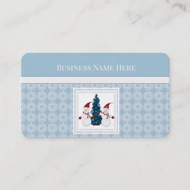 Snowman Christmas: Business Card | Zazzle