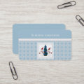 Snowman Christmas: Business Card | Zazzle