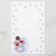 Snowman Christmas Stationery | Zazzle