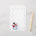 Snowman Christmas Stationery | Zazzle