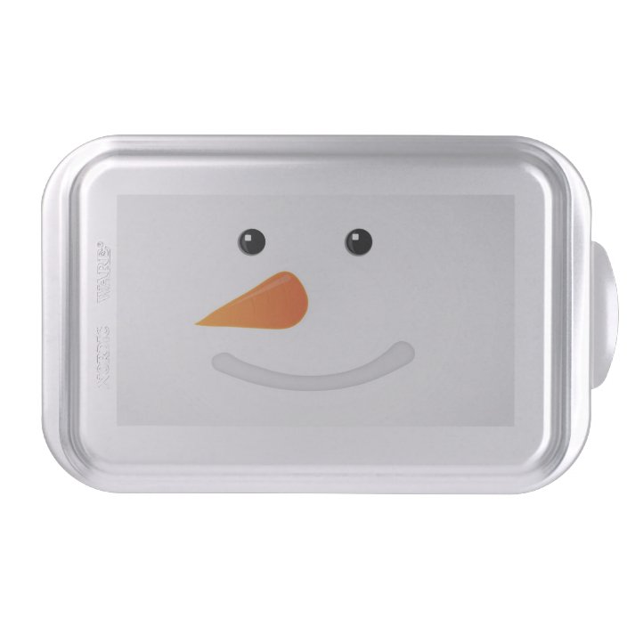 Snowman Face Cake Pan | Zazzle.com