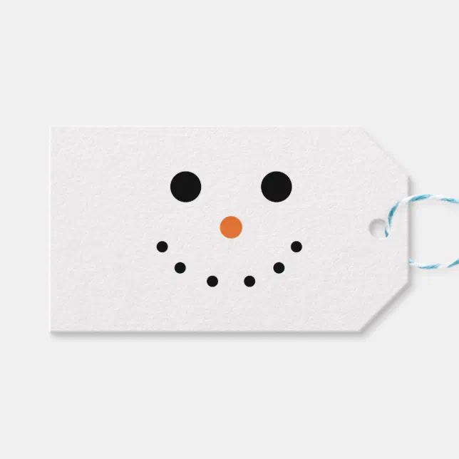 Snowman Gift Tags | Zazzle