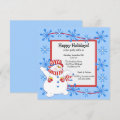 Snowman Happy Holiday Christmas Party Invitation | Zazzle