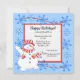 Snowman Happy Holiday Christmas Party Invitation | Zazzle