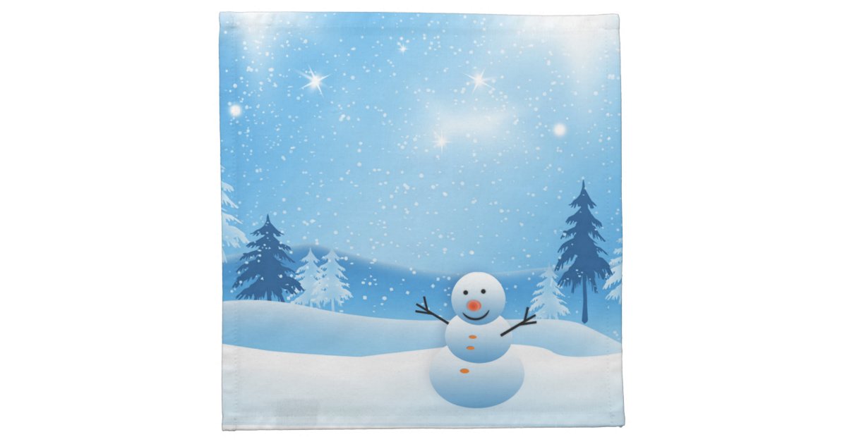 Snowman Napkins | Zazzle