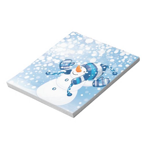 Snowman Notepad | Zazzle