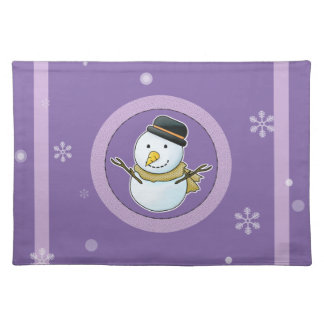 Snowman Placemats | Zazzle