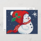 Snowman Postcard | Zazzle