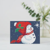 Snowman Postcard | Zazzle