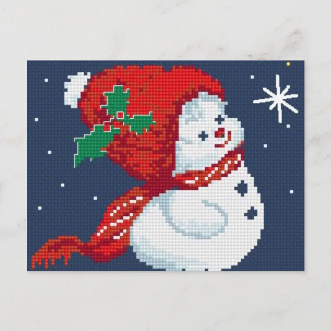 Snowman Postcard | Zazzle