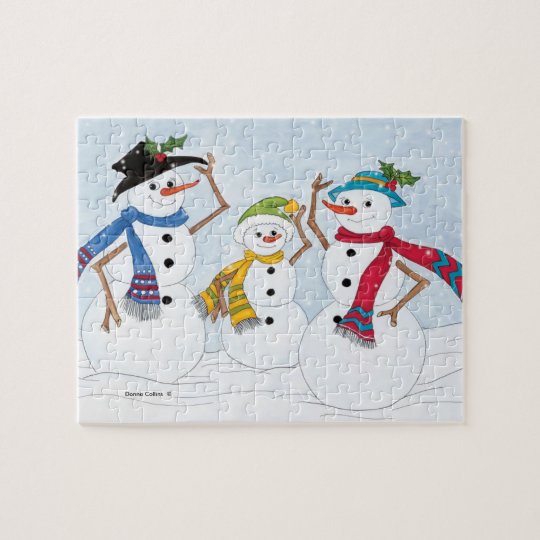 Snowman Puzzle | Zazzle.com