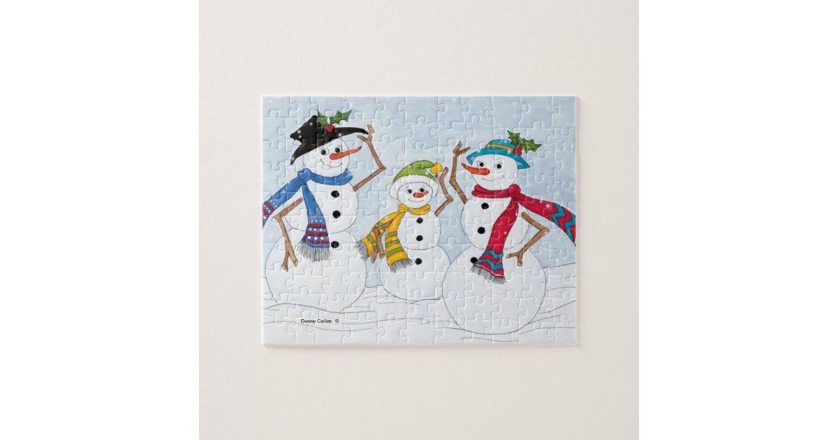 Snowman Puzzle | Zazzle