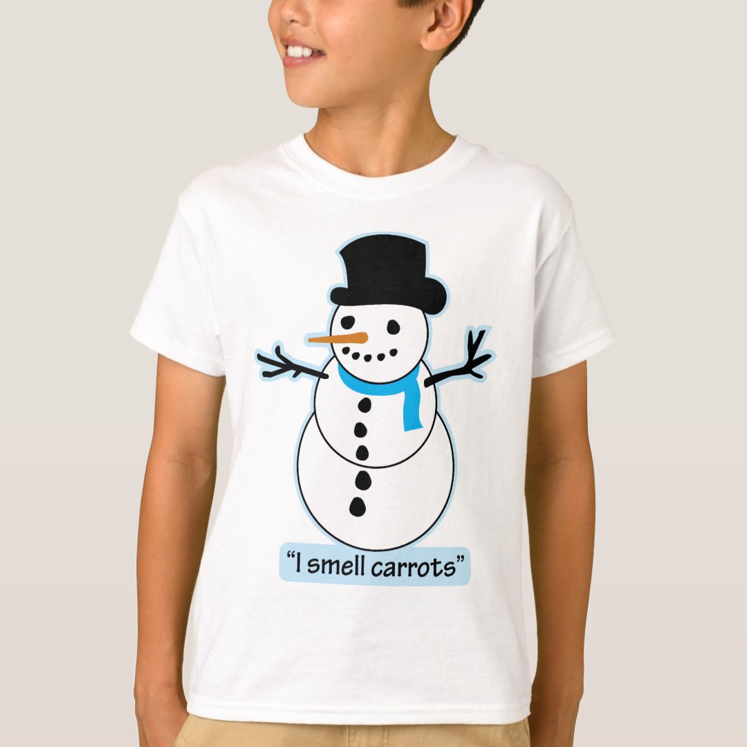 snowman T-Shirt | Zazzle