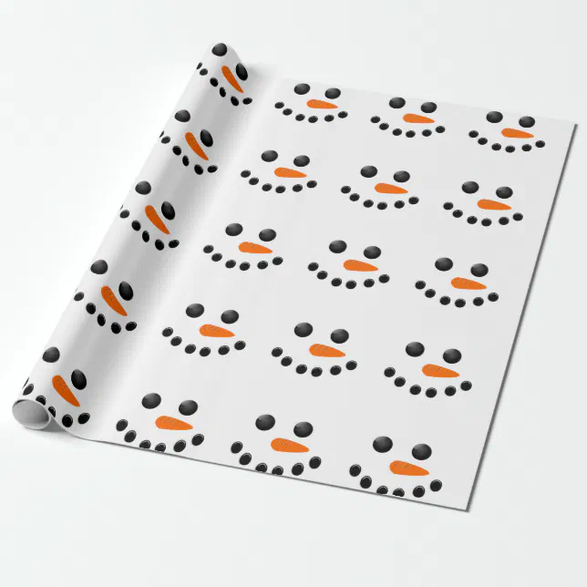 Snowman Wrapping Paper | Zazzle