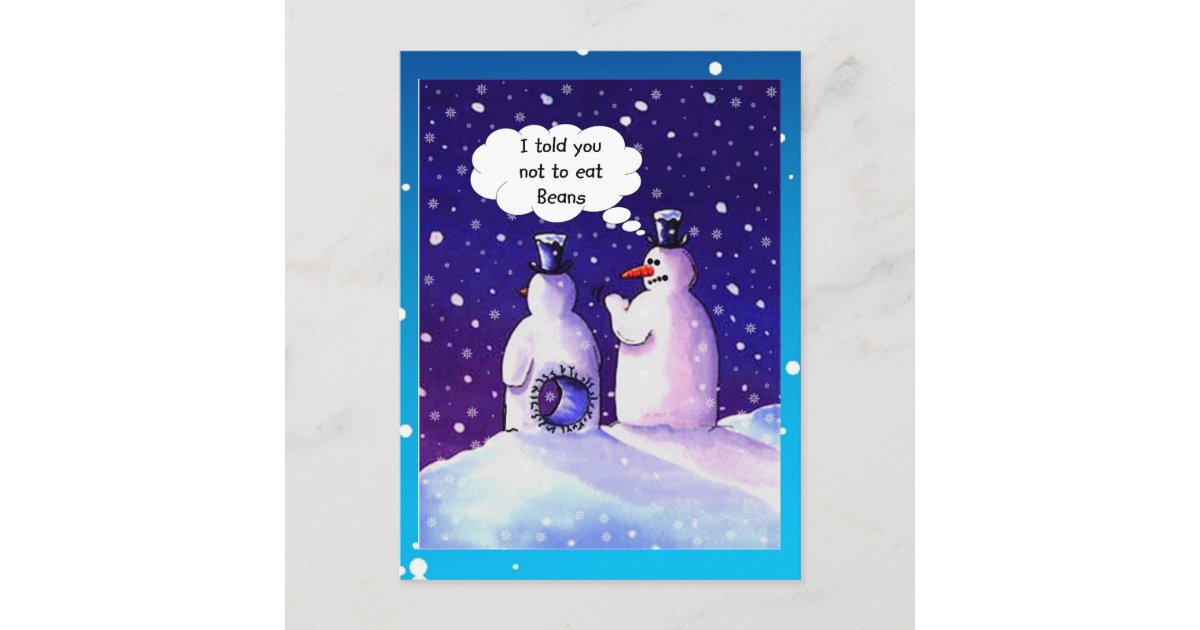 Snowmen Humor Postcard | Zazzle
