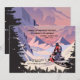 Snowmobile Birthday Party Invitation | Zazzle