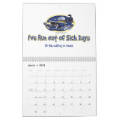 Snowmobile Calander Calendar | Zazzle