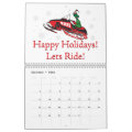 Snowmobile Calander Calendar | Zazzle