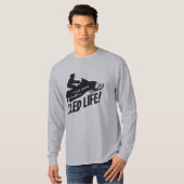 Snowmobile Sled Life Rider T-Shirt | Zazzle