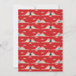 Snowmobile Winter Themed Boys Birthday Party Invitation | Zazzle